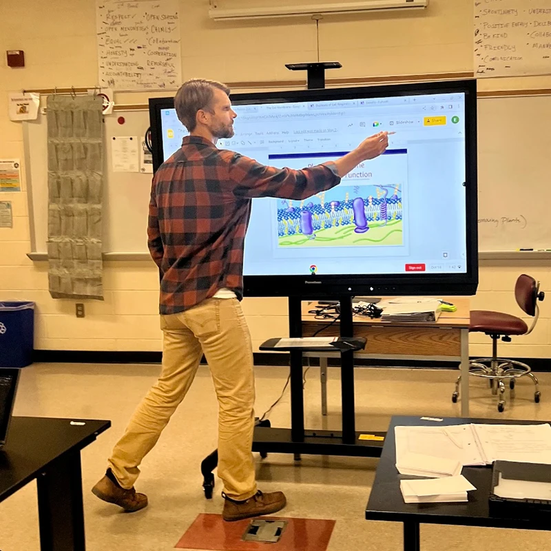 KINGONE Mobile TV Mount - Adjustable, Sturdy, and Versatile