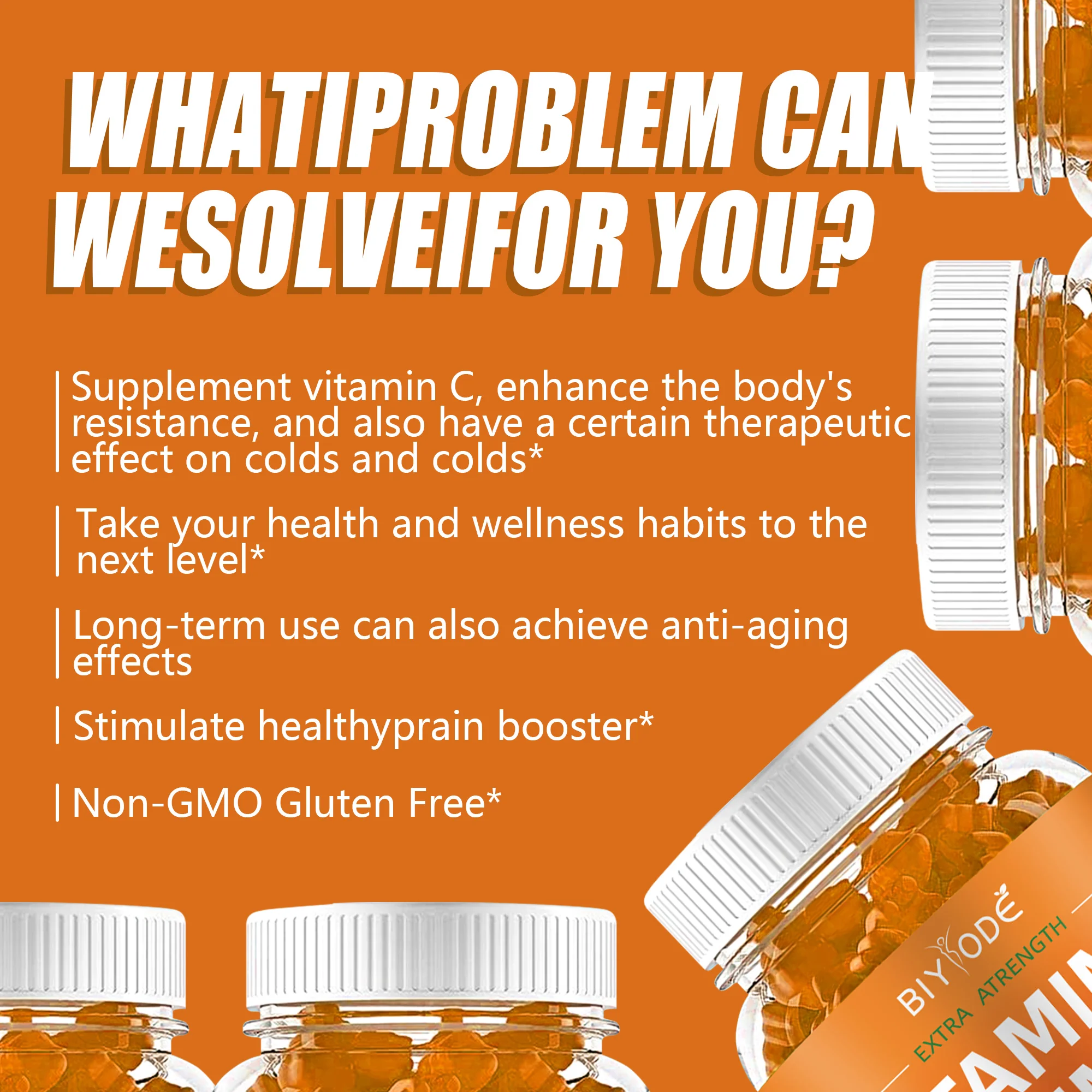 Biyode Vitamin C Gummies - Improve Immunity & Fast Shipping
