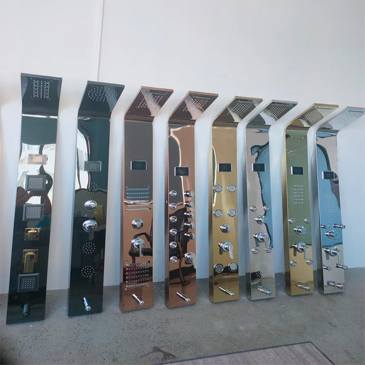 Hot Sell Bathroom Wall Mounted Stainless Steel Shower Panels
