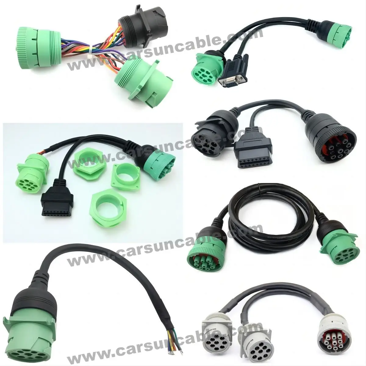 J1939 9pin Male To Female Cable J1939 Splitter Y Cable J1939 To Obd2 Cable - Buy J1939 9pin Male ...