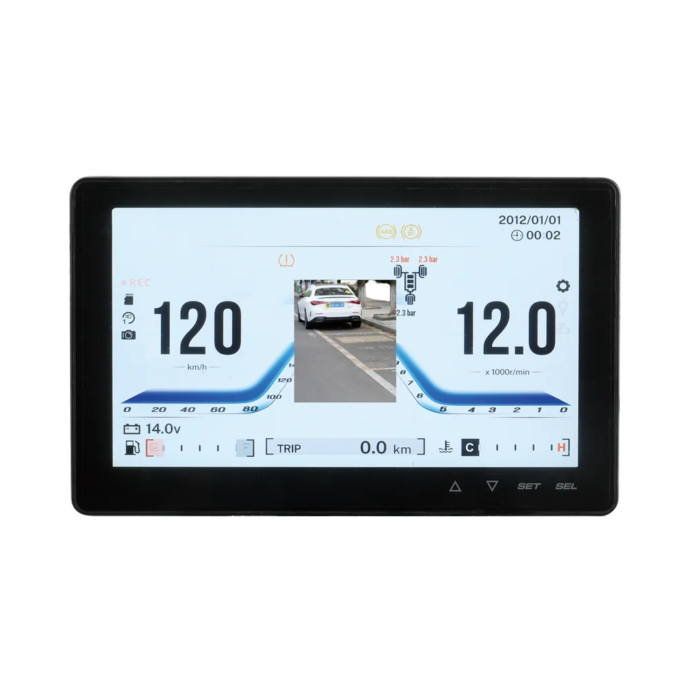 7inch TFT LCD Display for Motorcycle - Full Screen Navigation