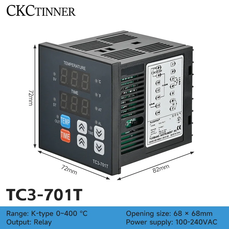 Thermostat TC3-401T 220V Cabinet Type Temperature Control