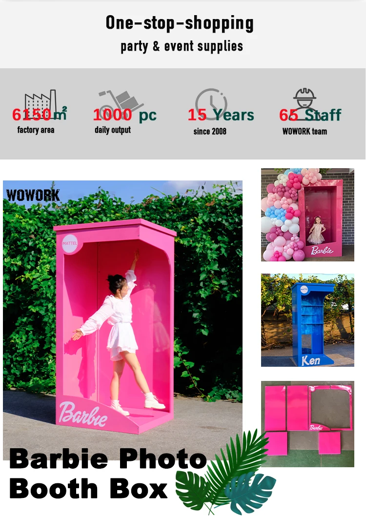 Wowork Factory Wholesale 360 Metal Magazine Box Photo Booth Box Backdrop Stand For Wedding Party ...