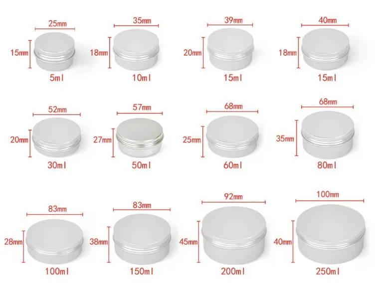 30 Grams Bottle - White Aluminum Jar for Cosmetic Packaging