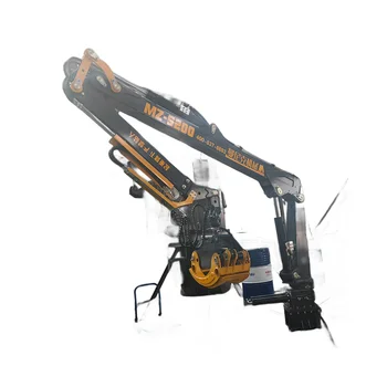Hydraulic Wood Log Grapple Small Timber Crane Log Manipulator For Sale ...