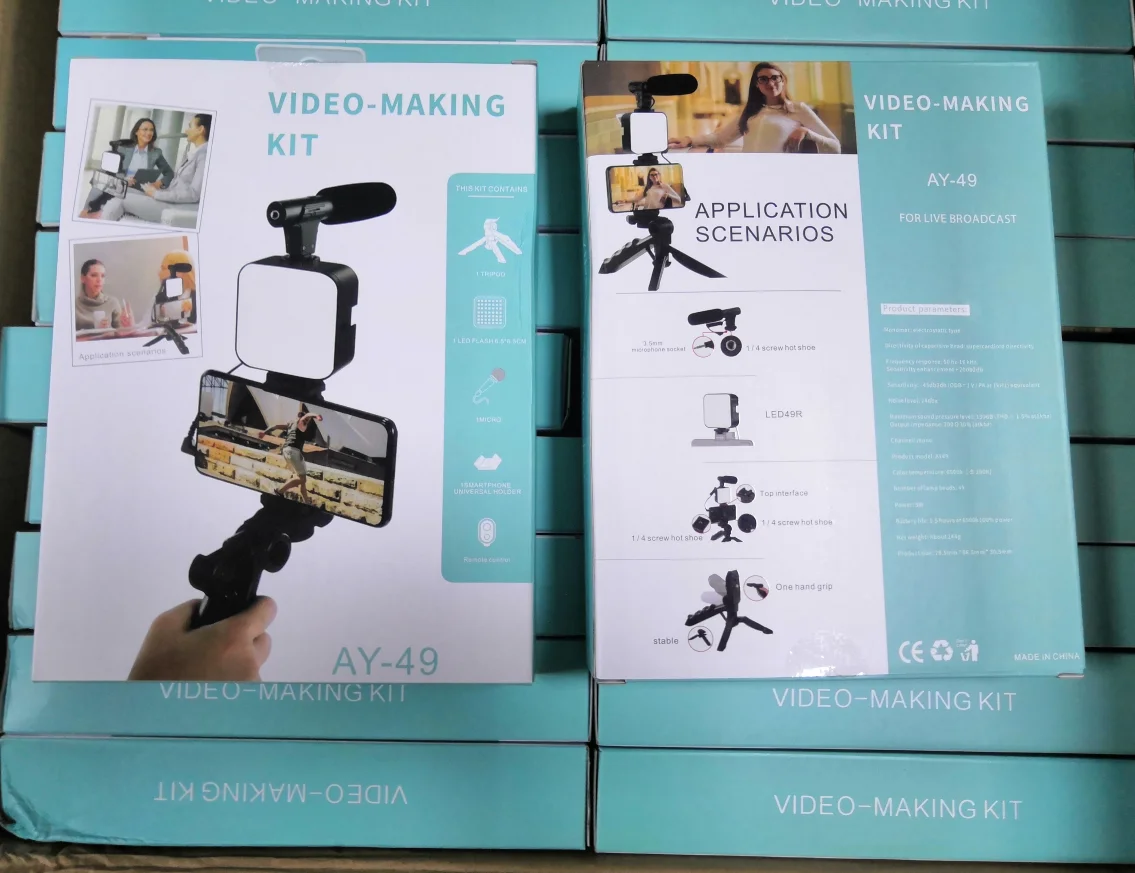 AY-49 Video-Making Kit - Enhance Your Camera Phone Videos