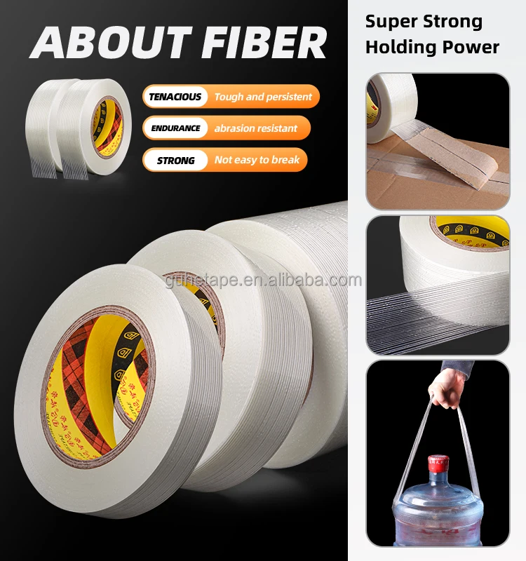 Filament Strapping Tape Fiber Tape 2 in X 60 Yd Mono Fiberglass ...