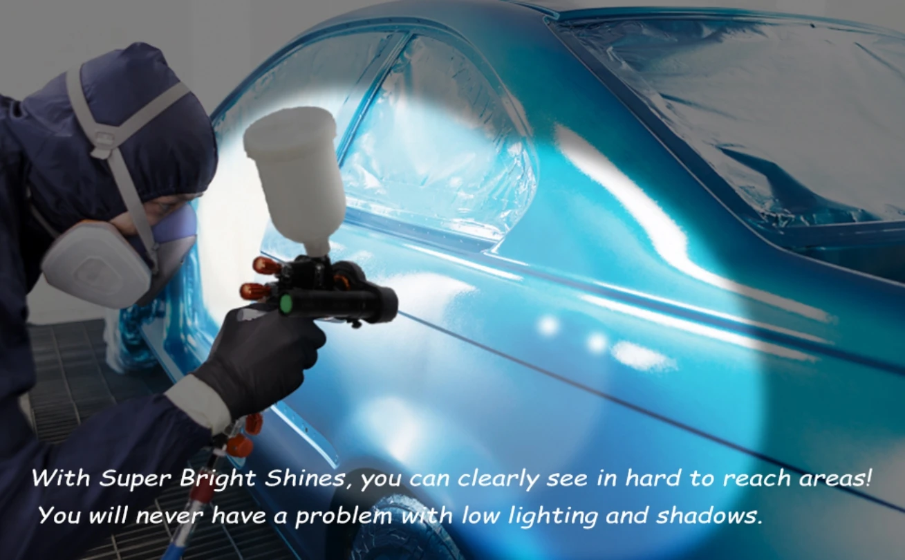 Universal Spray Paint Gun Lighting System Cob/led Automotive Spray Gun ...
