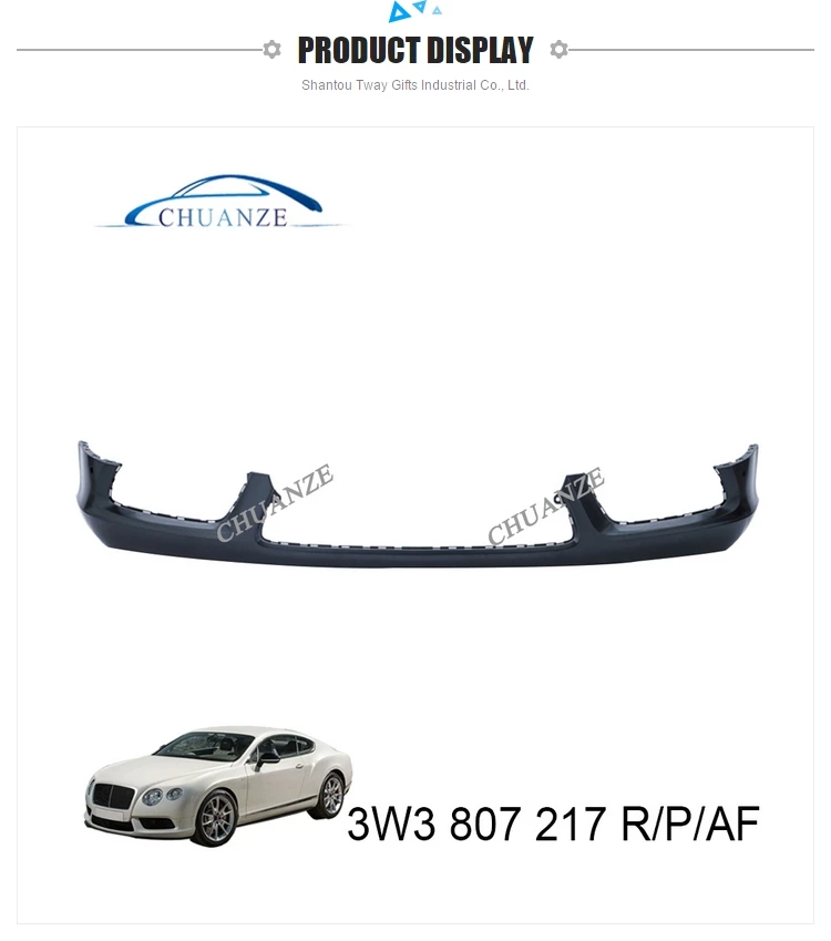 宾利欧陆gt 2012-2016 3w3 807 217 R/p/af的汽车前保险杠3w3807217 - Buy 前保险杠3w3 807 ...