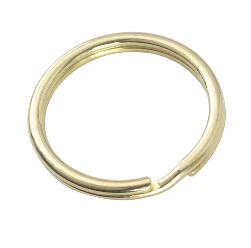 Factory Custom Multi-gauge Brass Key Ring Leather Diy Accessories - Buy ...