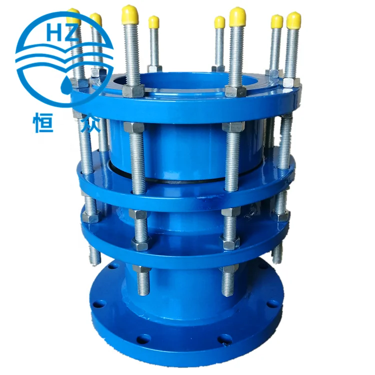 Detachable double flanged expansion joint telescopic pipe fitting ...