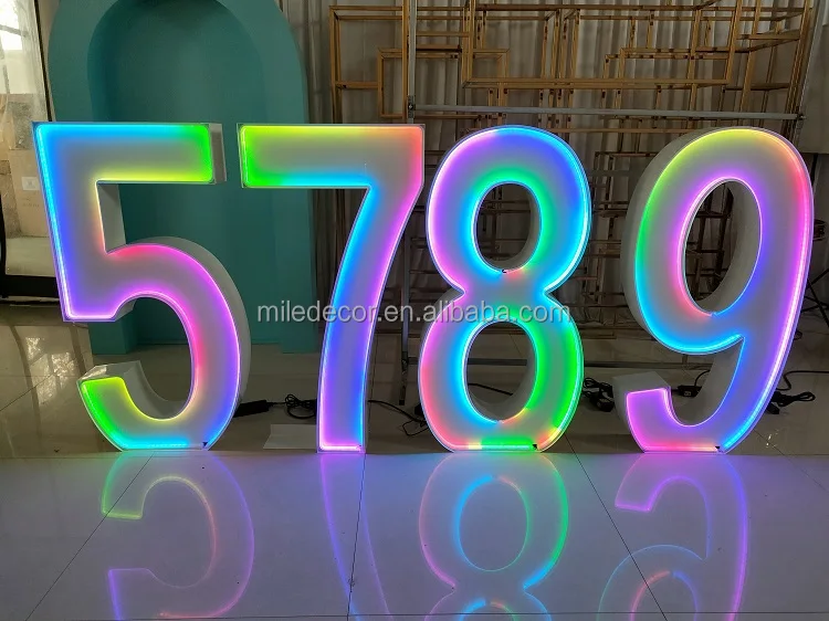 Giant Neon Letters - Brighten Your Events with LED Lights