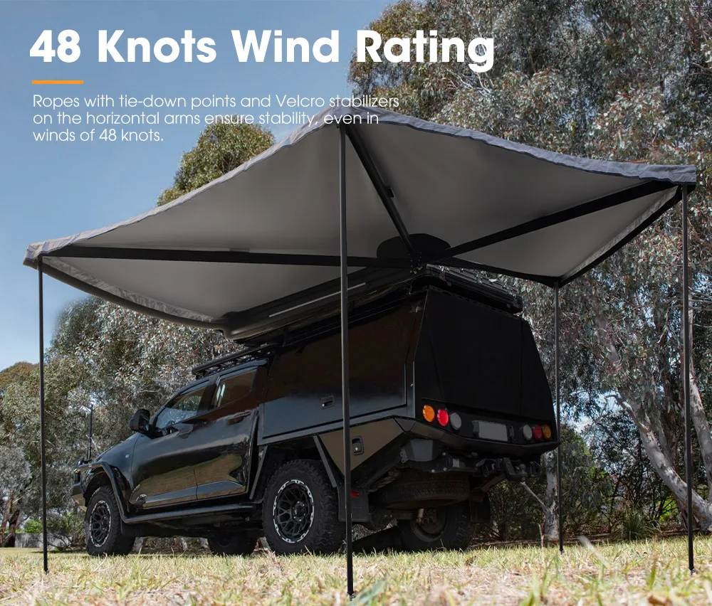 SAN HIMA 270 Degree Car Side Campervan Awning - Durable & Waterproof