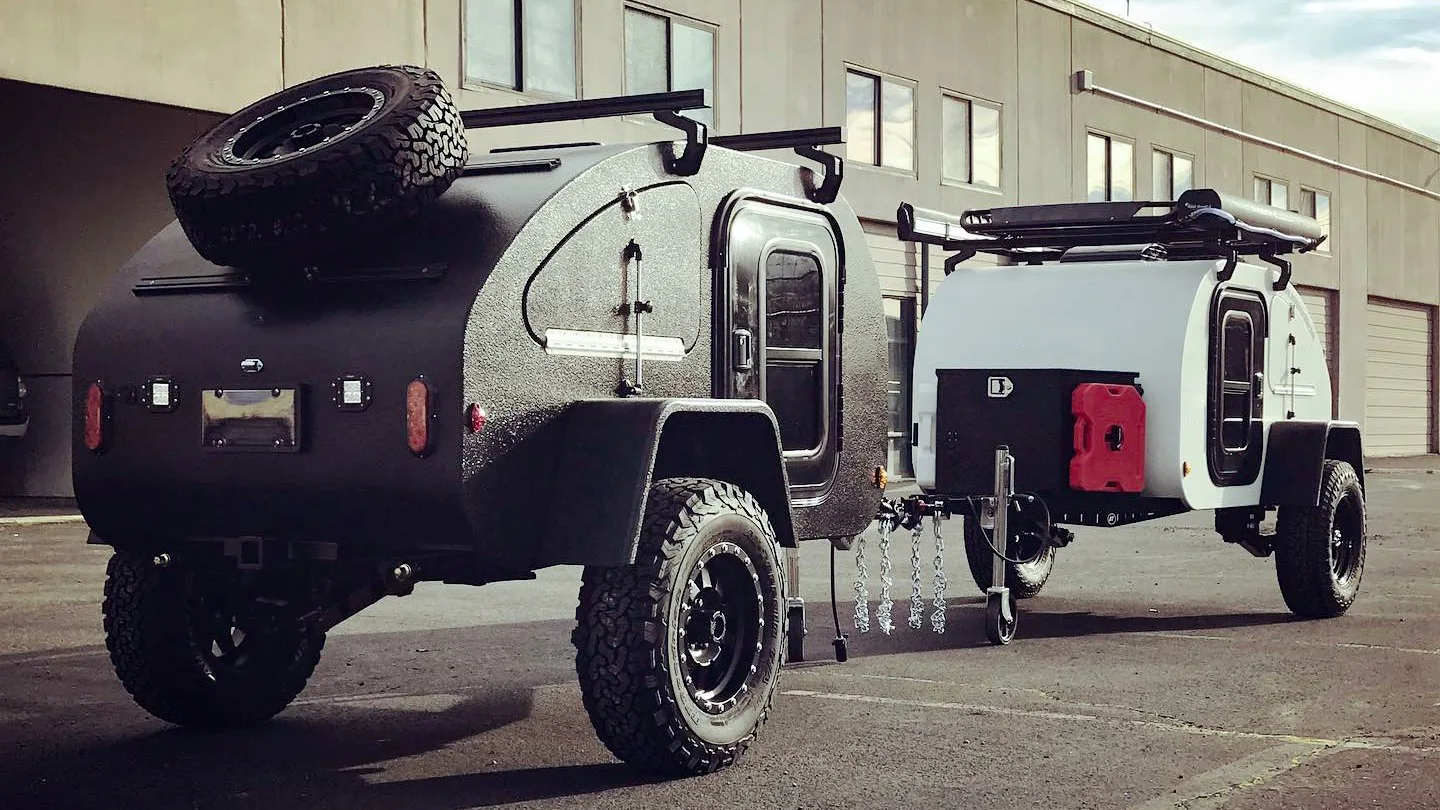 Small Mini Cheap Overland Offroad Lightest Teardrop Camper Travel ...