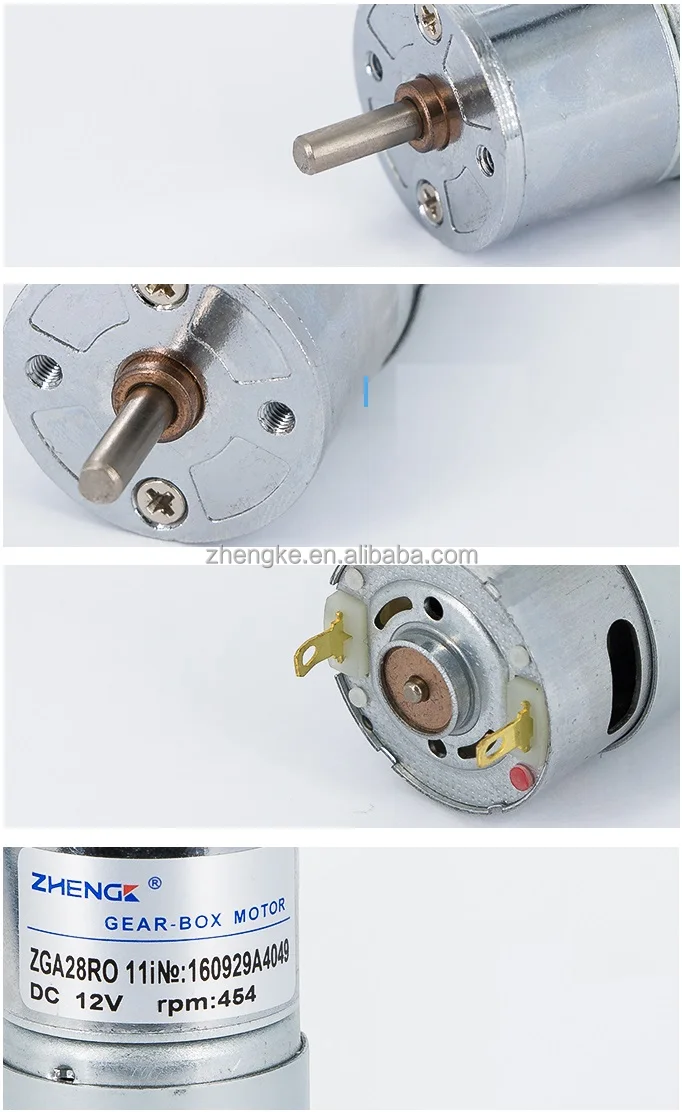 Mini 28mm Electric Motor Dc 12v 18v 24v 10250rpm Carbon Brush Motor ...
