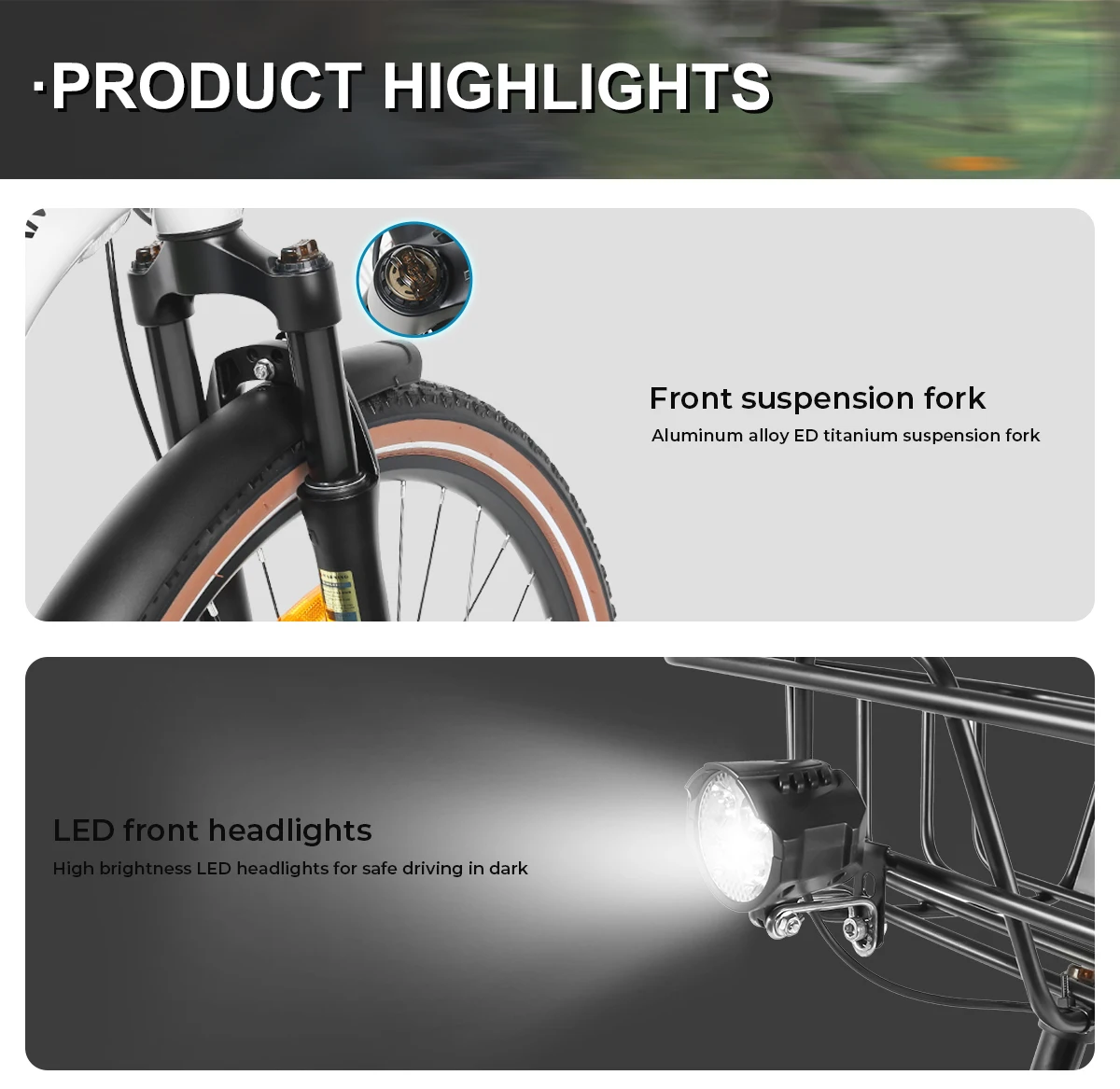 28 Inch Electric City Bike - 500W Power & 13AH Battery