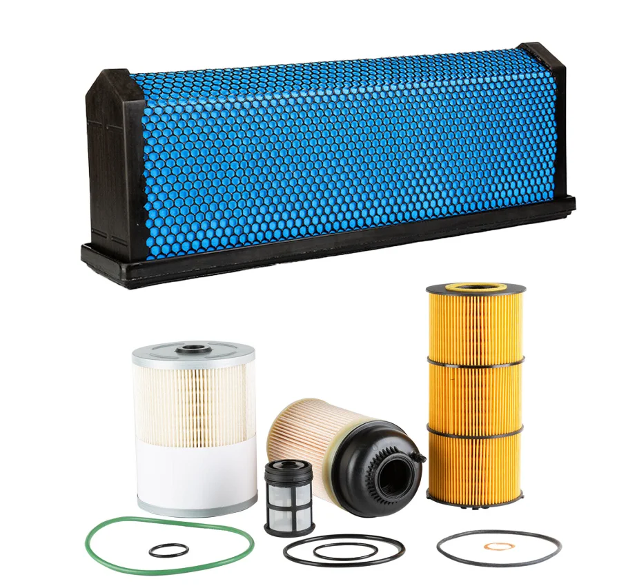 Fuel Water Separator Air Oil Fuel Filter Kit P551063 P551005 AF27879 ...