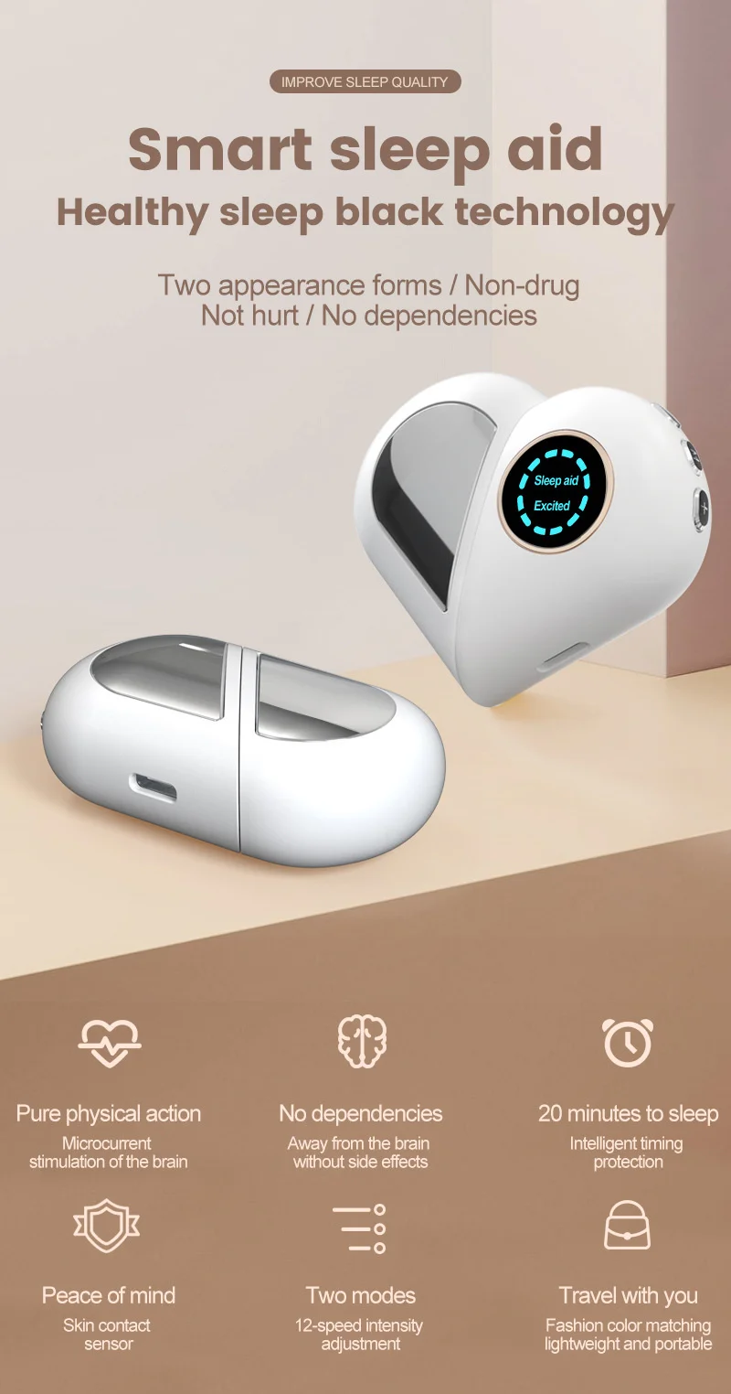 CES Hand Held Sleep Aid Device - Insomnia Relief EMS