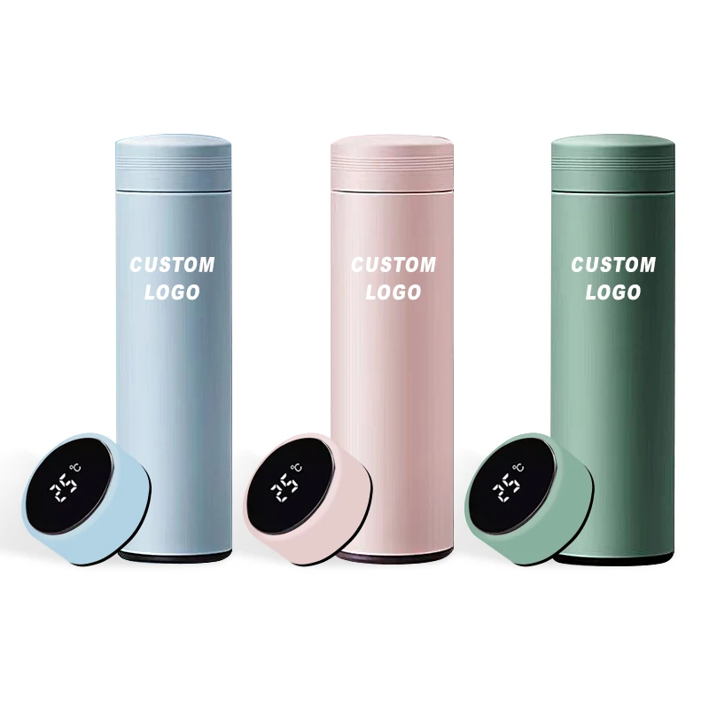 Supply Digital LEDTemperature Display Vacuum Flasks Thermoses Gift Set ...