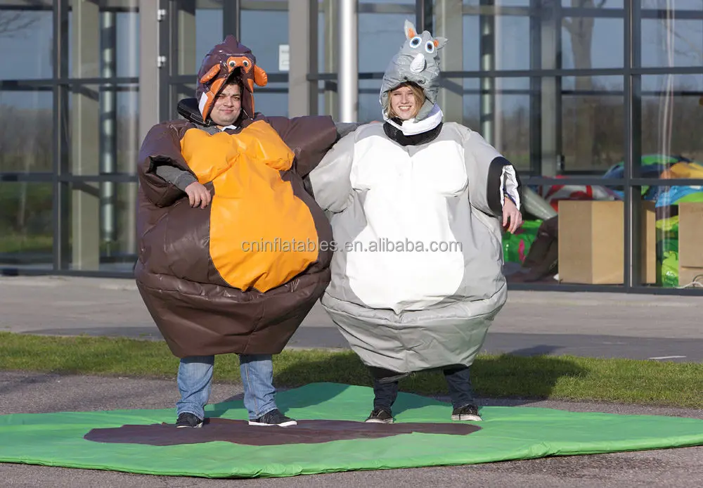 High Quality Inflatable Sumo Monkey & Rhino Suits for Sale