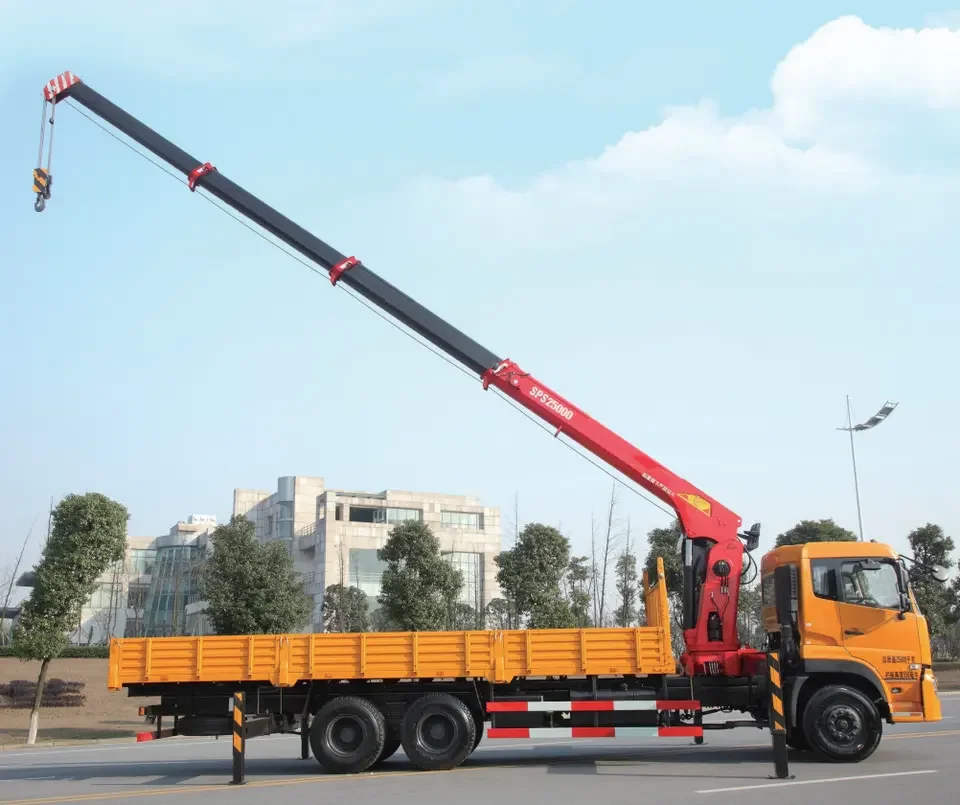 Lifting Machinery 10 Ton Knuckle Sany Boom Mounted Truck Crane Sps25000 ...