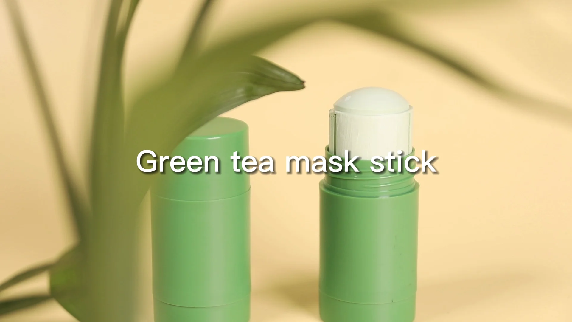 Facial Green Musk Stick No Logo Private Label Organic Clay Face Green ...