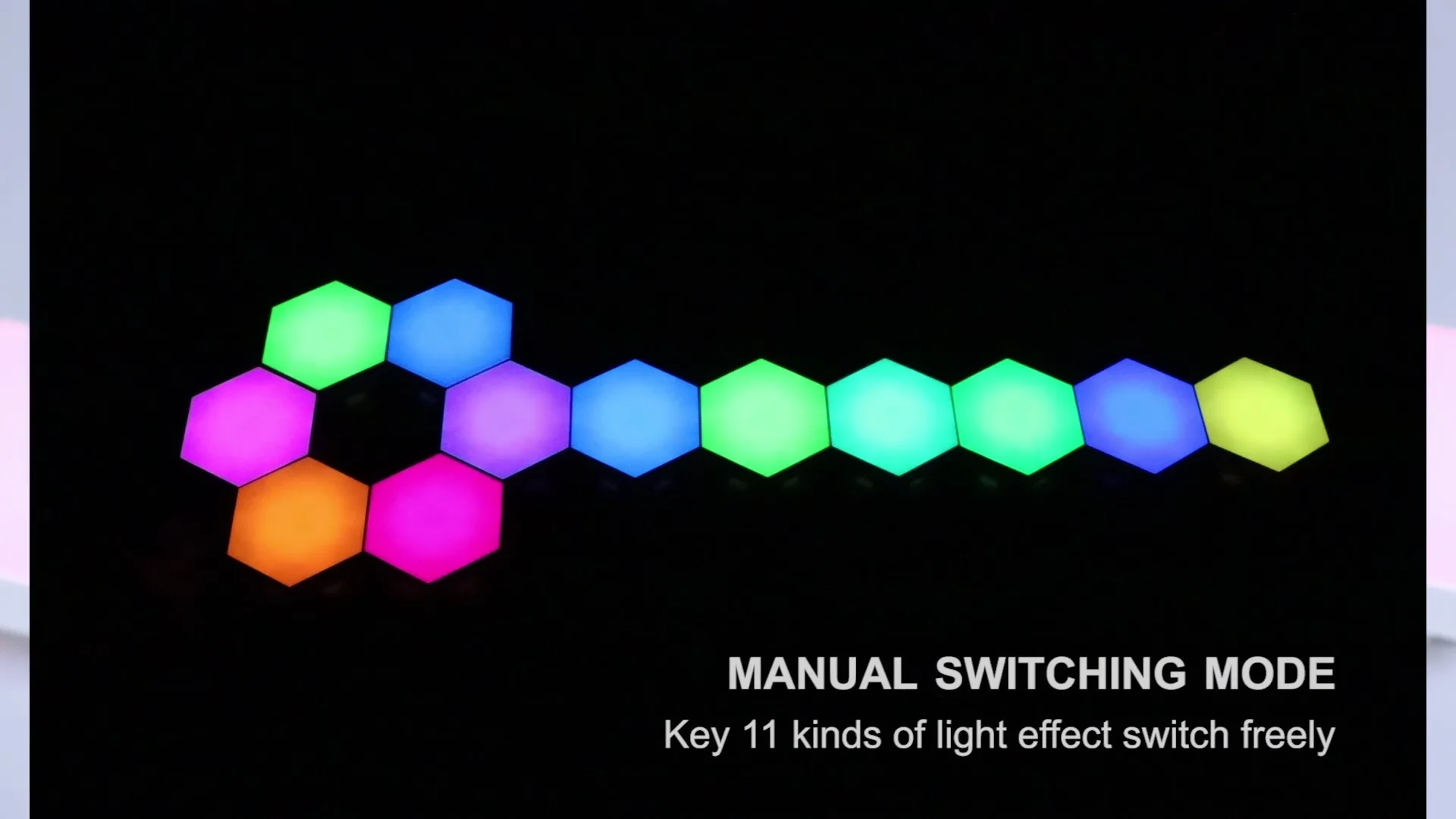 Luxury Diy Pack Rhythm Rgb Wall Lights Indoor Modern Home Honeycomb ...