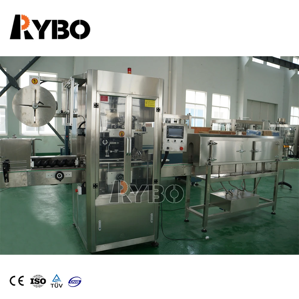 Fully Automatic Bottle And Can Product Production Line Sleeve Type ...