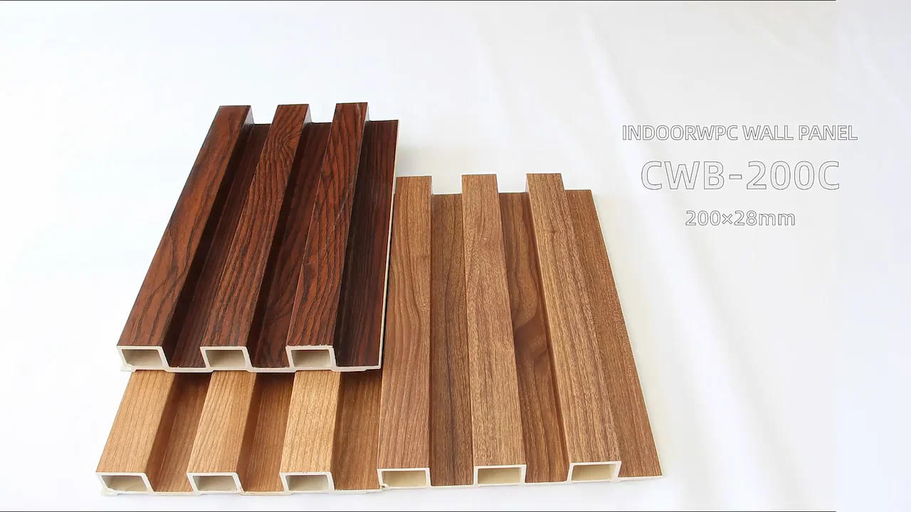 Panel De Pared Impermeable Wpc,Película De Pvc,Madera Y Plástico ...