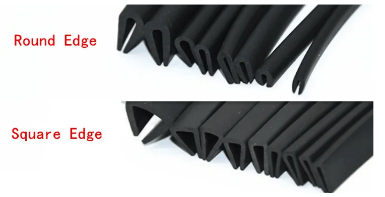 U Shaped Channel Profile Rubber Seal Strip - Anti-noise