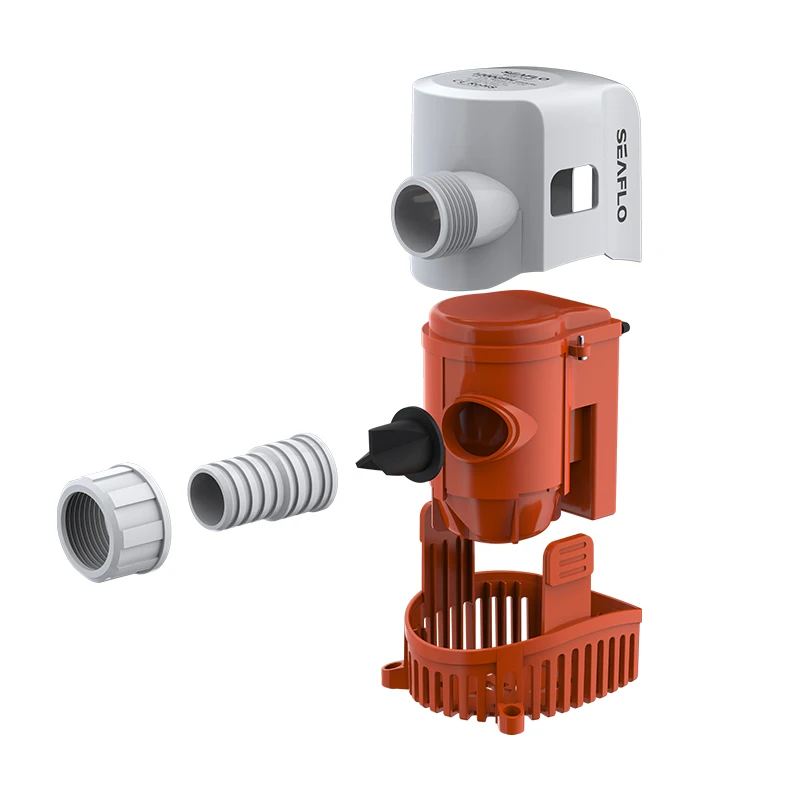 SEA FLO Advanced Marine 12V/24V Submersible Pump 800GPH High Lift ...