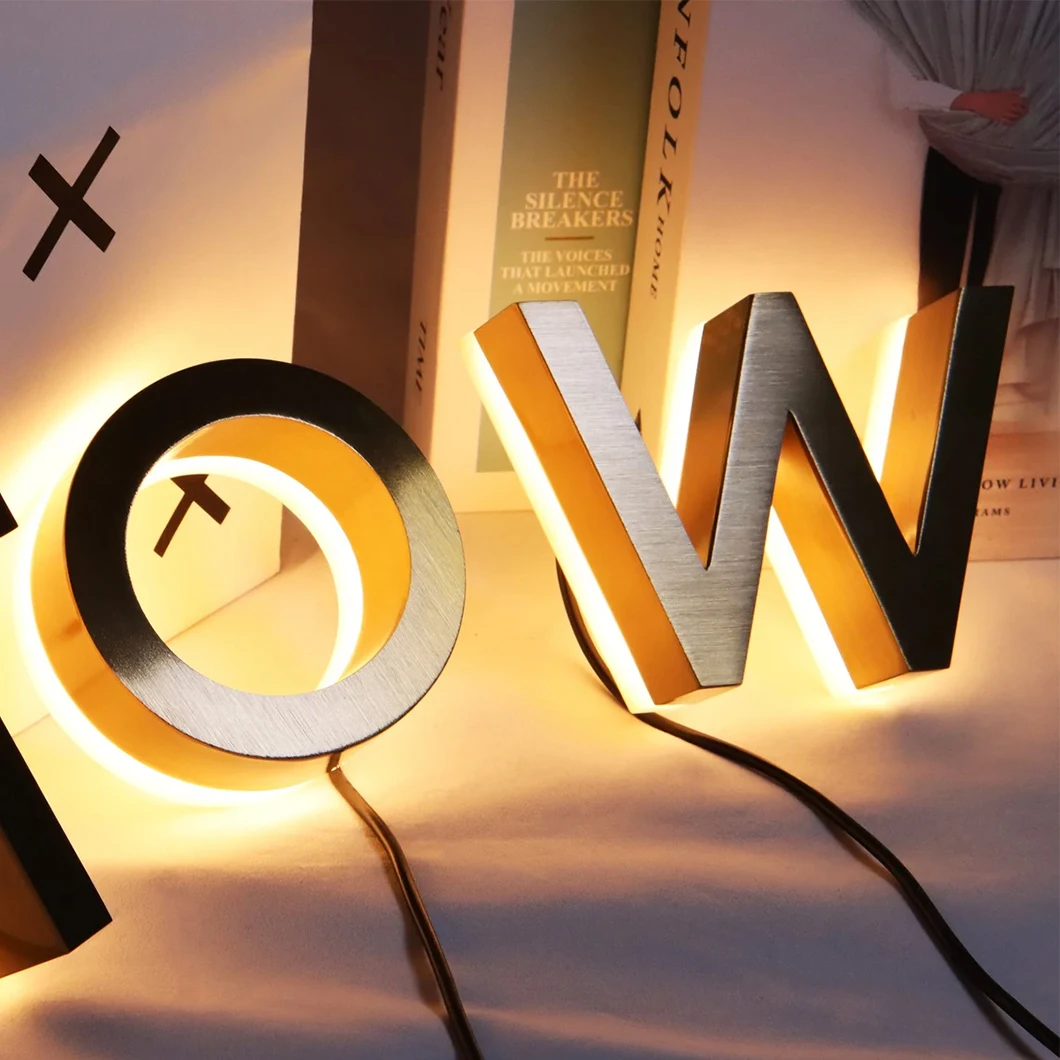 Custom Led Signboard Backlight Channel Letters 3d Illuminated Logo ...