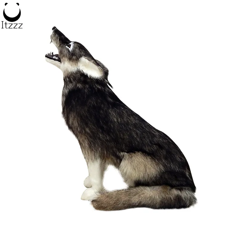 Lifelike Robotic Wolf Plush Animal | Customizable Miniature Animatronic ...