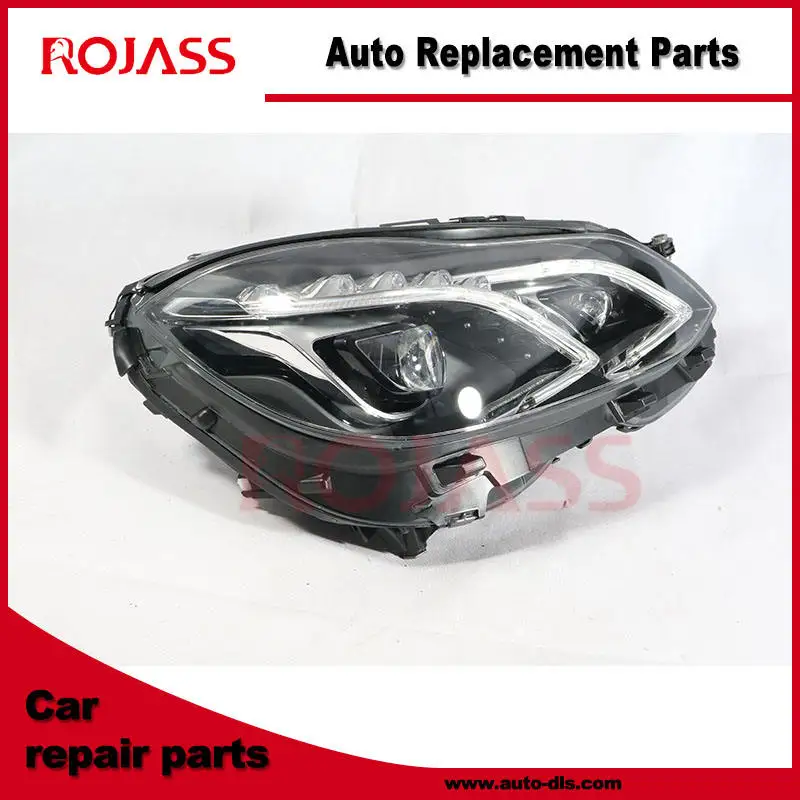 For Mercedes-benz E Class W212 E260 E200 E300 Led Angel Eyes Head Lamp ...