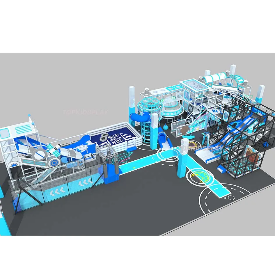 ASTM TUV Approved Amusement Center Modular Kids Games Indoor Playground ...