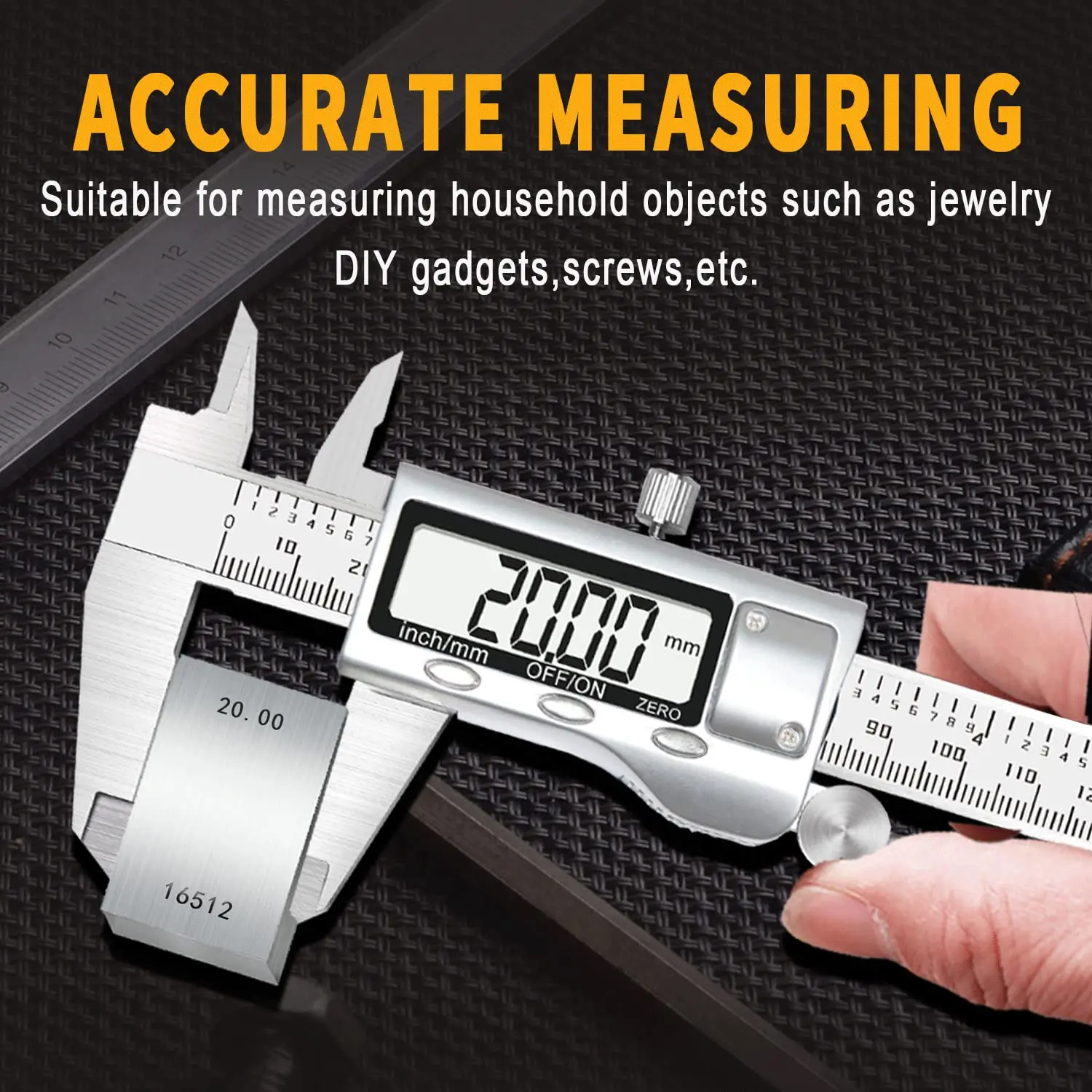 Gauge Micrometer Measuring Tool Electronic Vernier Caliper Stainless ...