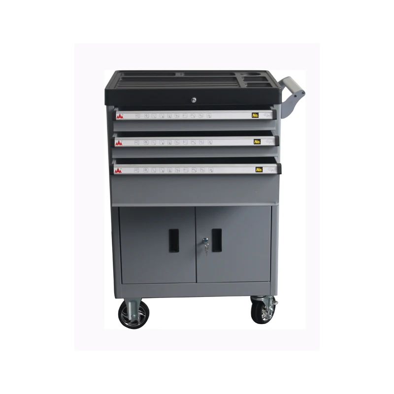 Professional Metal 3 Drawers With Double Doors Tool Cabinet - Buy Tool ...