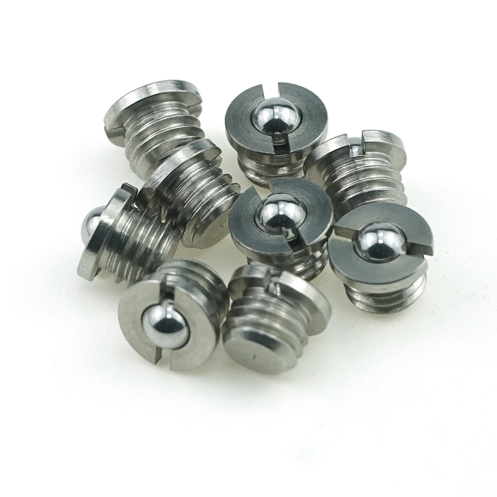 Factory Wholesale Housing Spring Loaded Plunger Slotted Flanged Ball ...