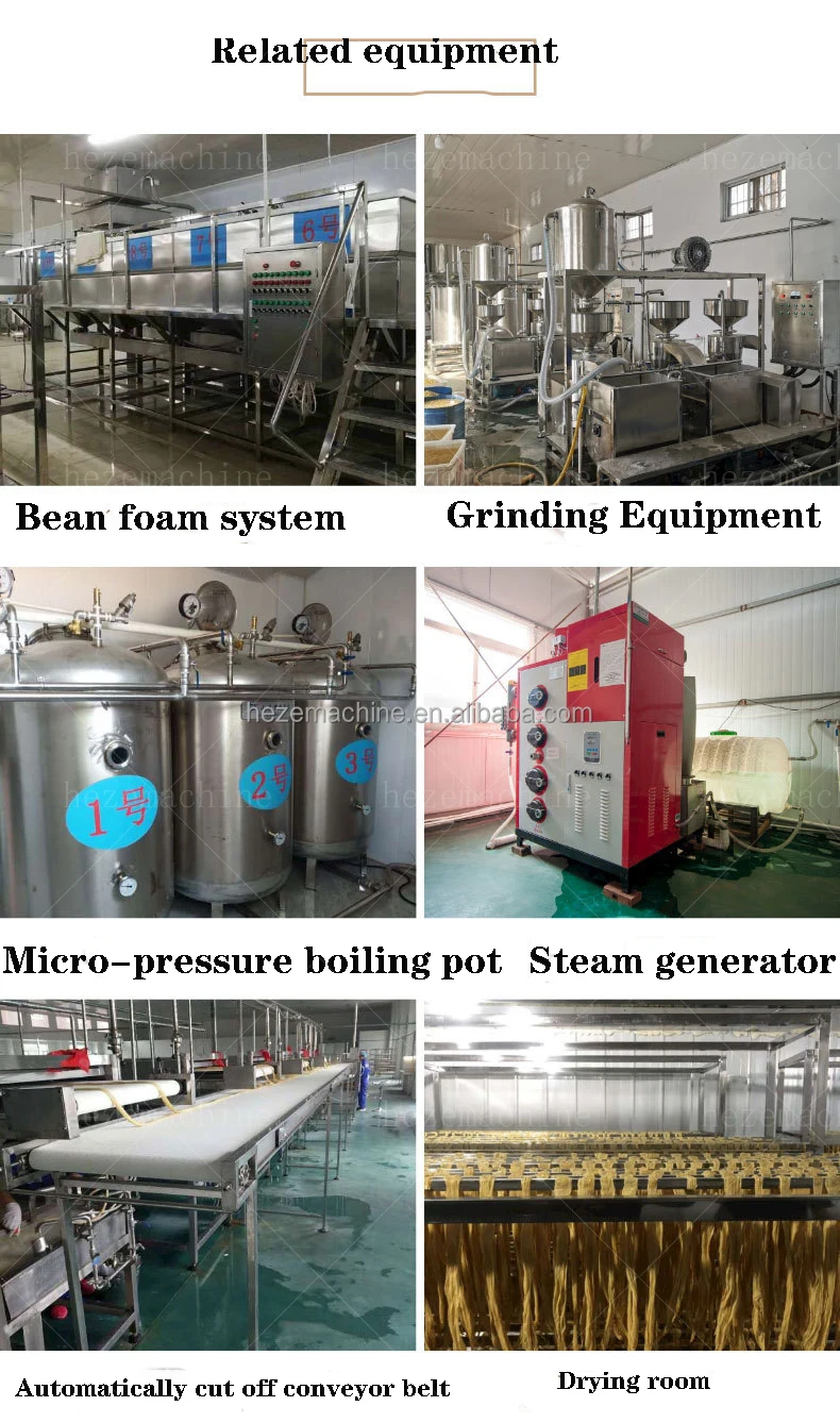 Soy Bean Curd Skin Hull Maker Dried Tofu Sheet Processing Making Machine Line Automatic Yuba ...