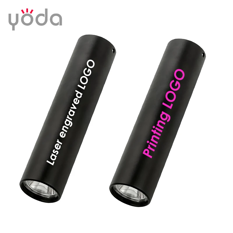Customizable Logo Mini Type C Rechargeable LED Flashlight