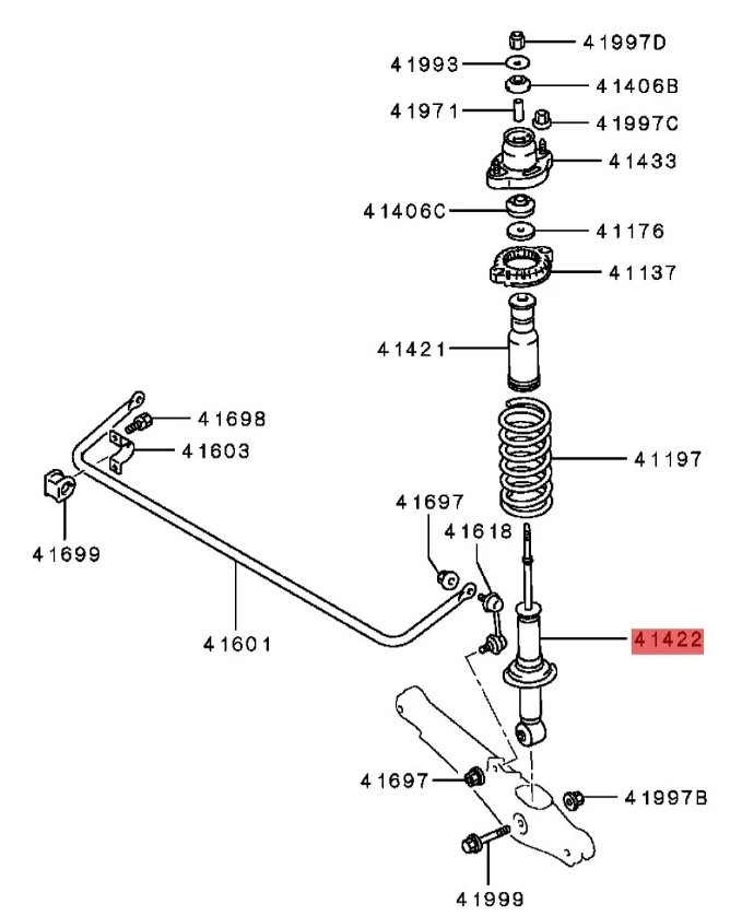 Shocks For Mitsubishi Amortiguadores Front Rear Shocks Absorbers For ...