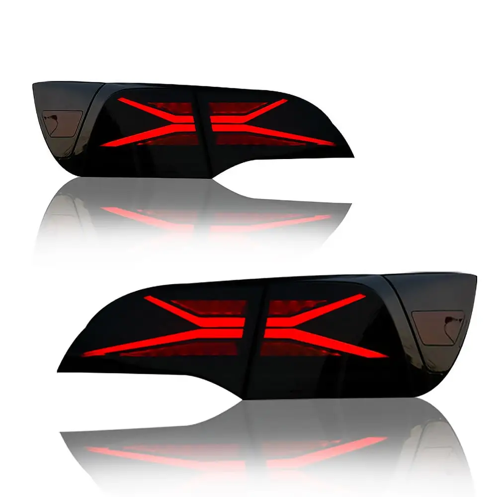 Car Taillights Rgb Tail Lights For Tesla Model 3 Y Car Start Up ...