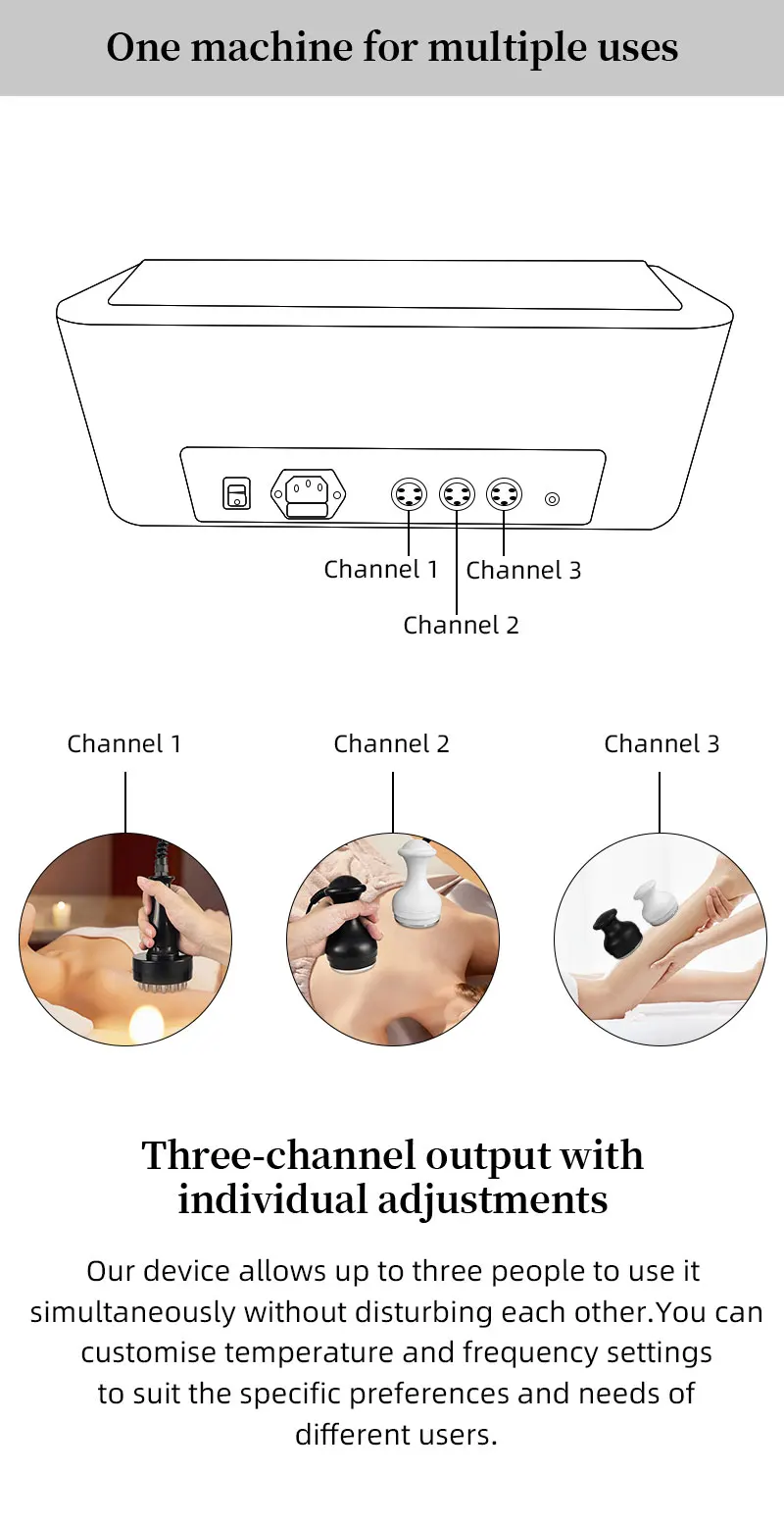 OEM BES Genqi 2025 Physiotherapy Device Bio Electric Massage Meridian ...