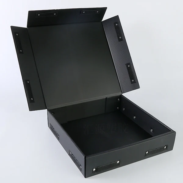 Foldable Plastic Packaging Box for Semiconductor Electronics
