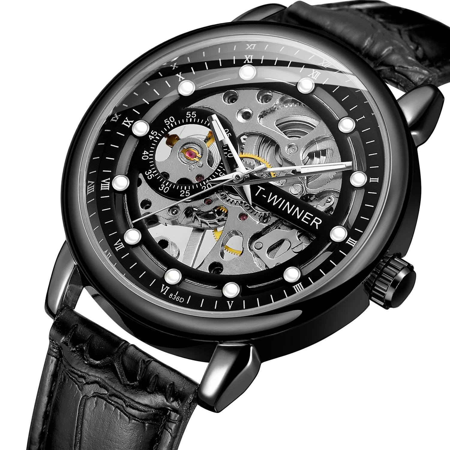 Winner New Wrist Watches Luxury Reloj Montre Mesh Custom Logo ...