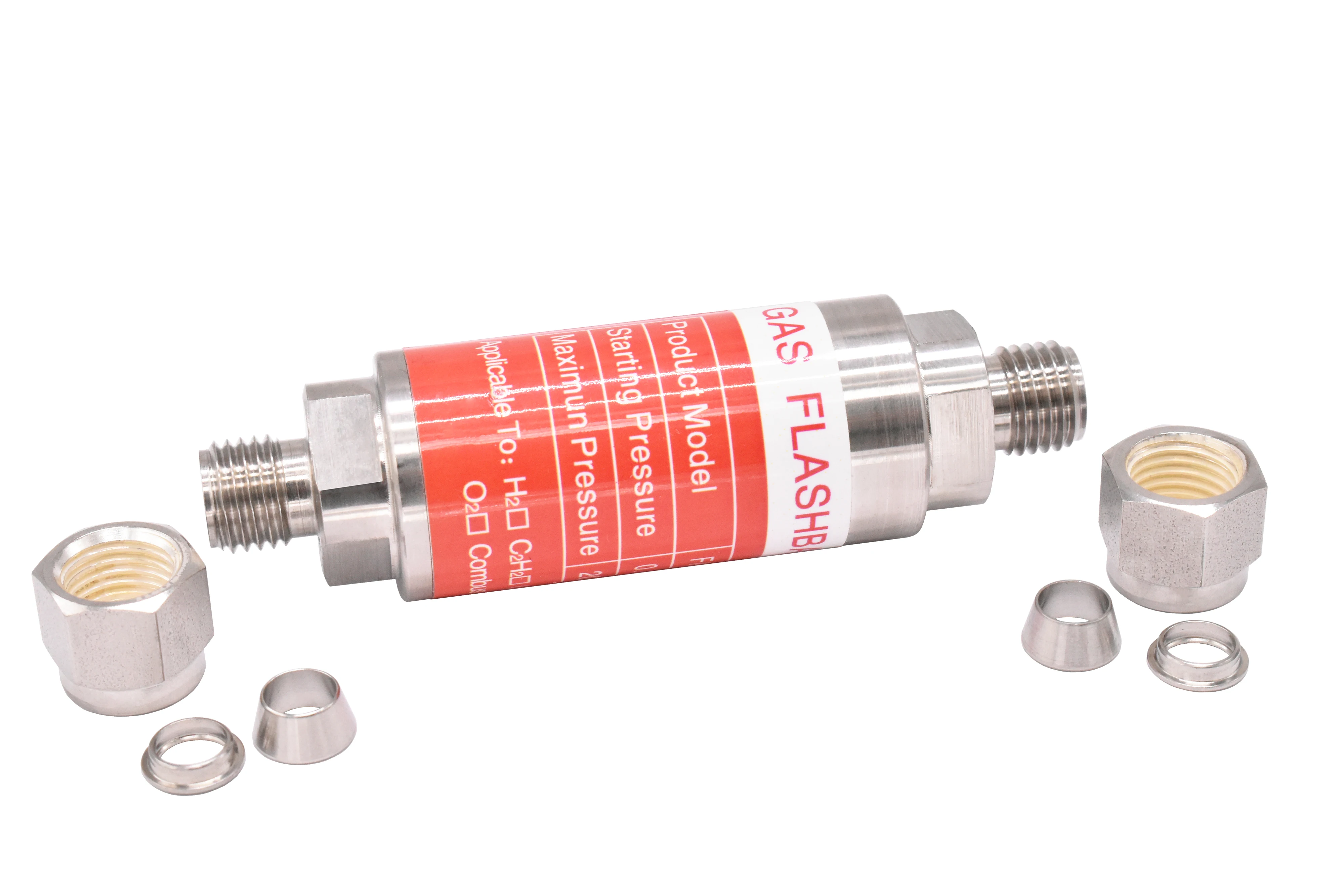 Stainless Steel Gas Flashback Arrestor - High Pressure