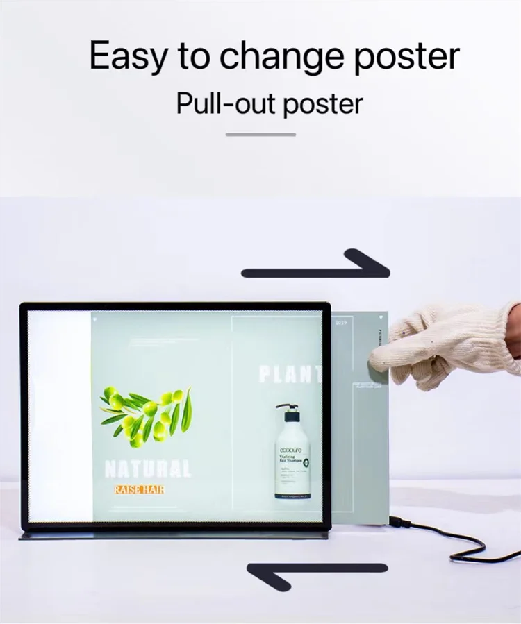 Dropshipping A2 LED Light Menu Board - Slim & Bright