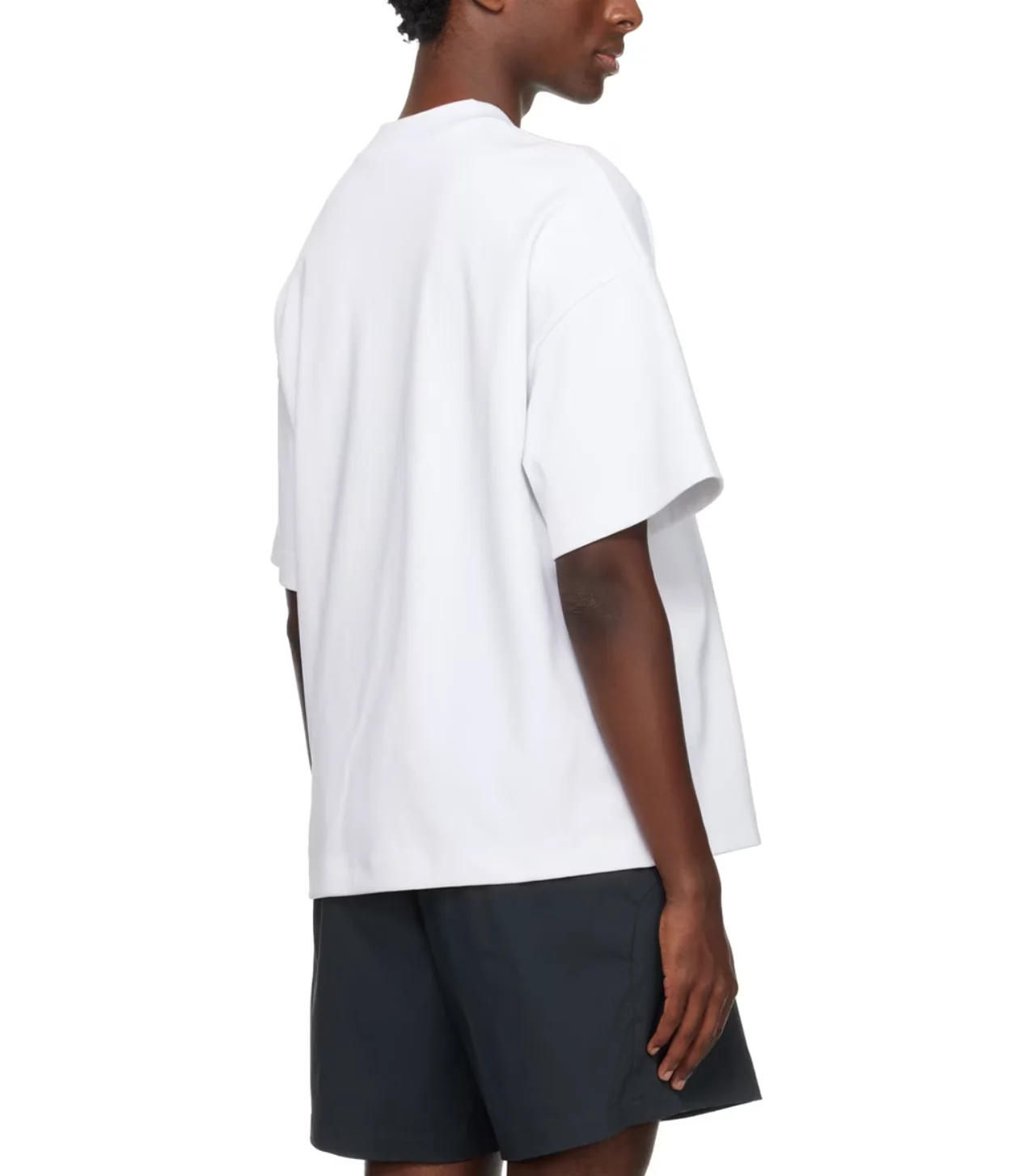 Oversized Pure White T-Shirt for Unisex 250GSM Heavyweight Cotton ...