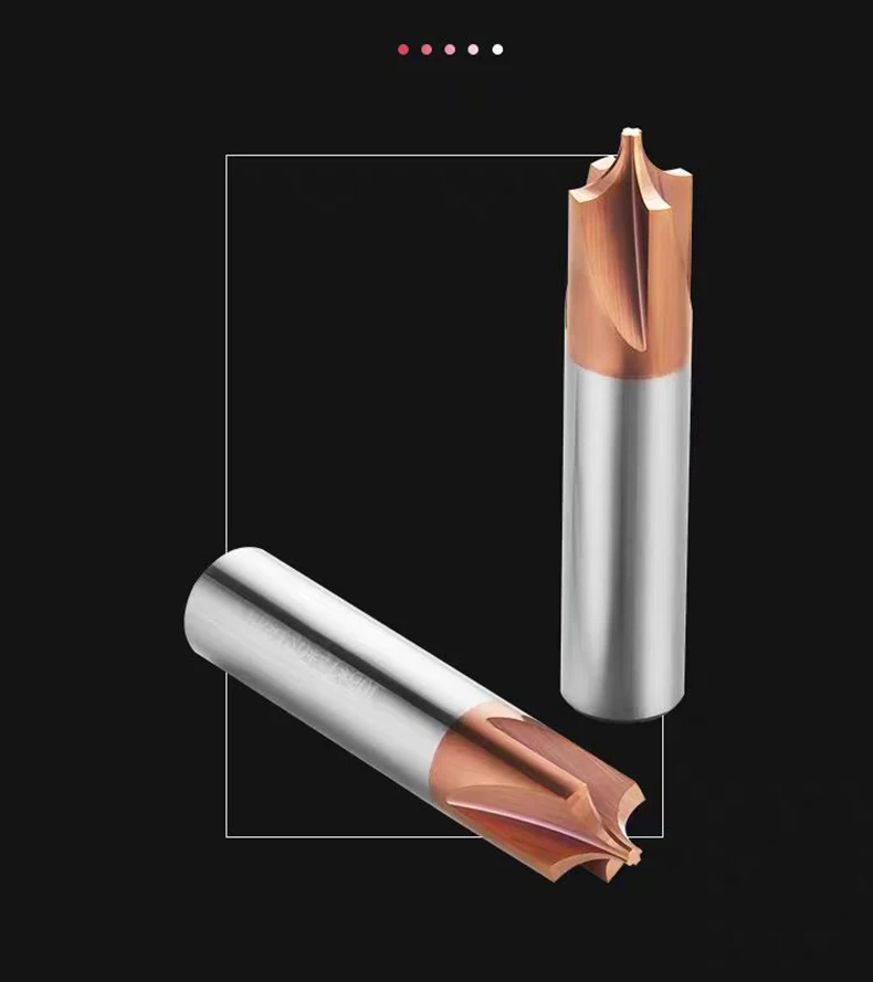 Carbide Radius Corner Rounding Cutter End Mill Cnc Tool Inner R1 R2 R3 ...