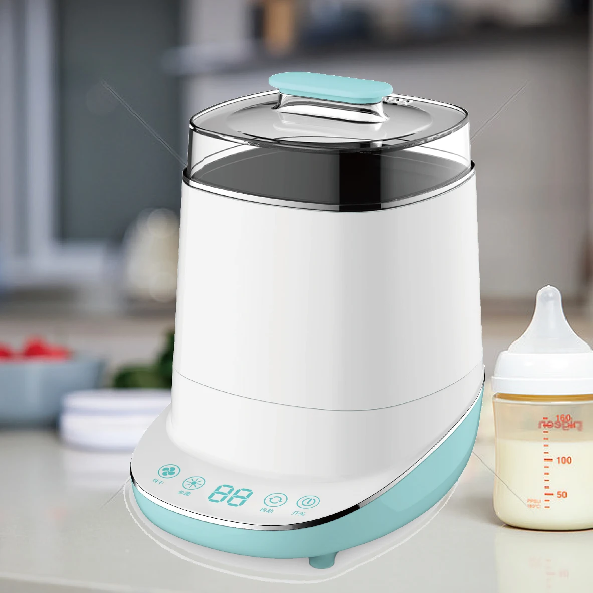 Multi-function Baby Milk Bottle Steam Sterilizing Boiler 600W Automatic ...